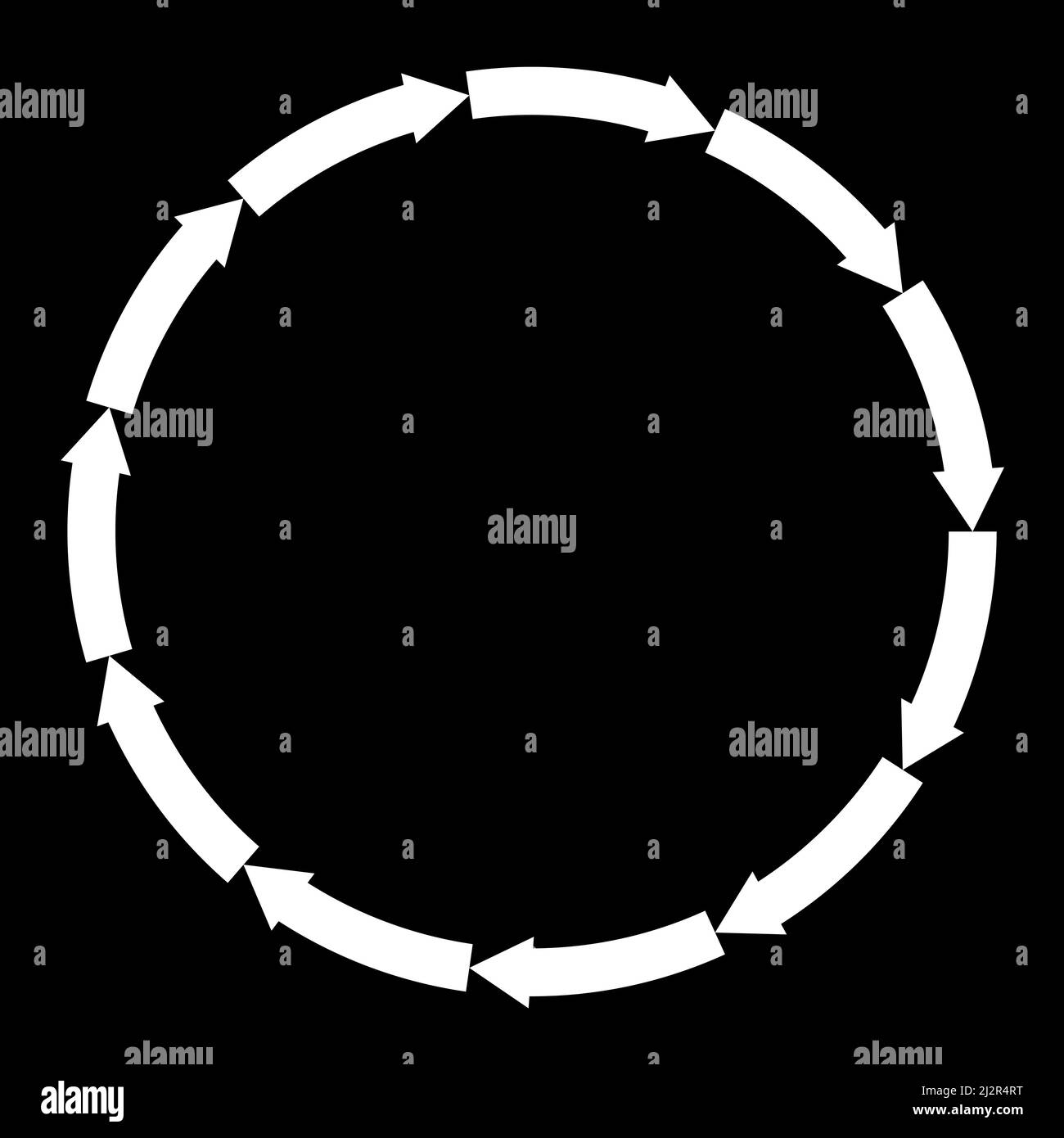 Circular, circle arrows as repetion, recycle, cycle icon, symbol. Stock ...