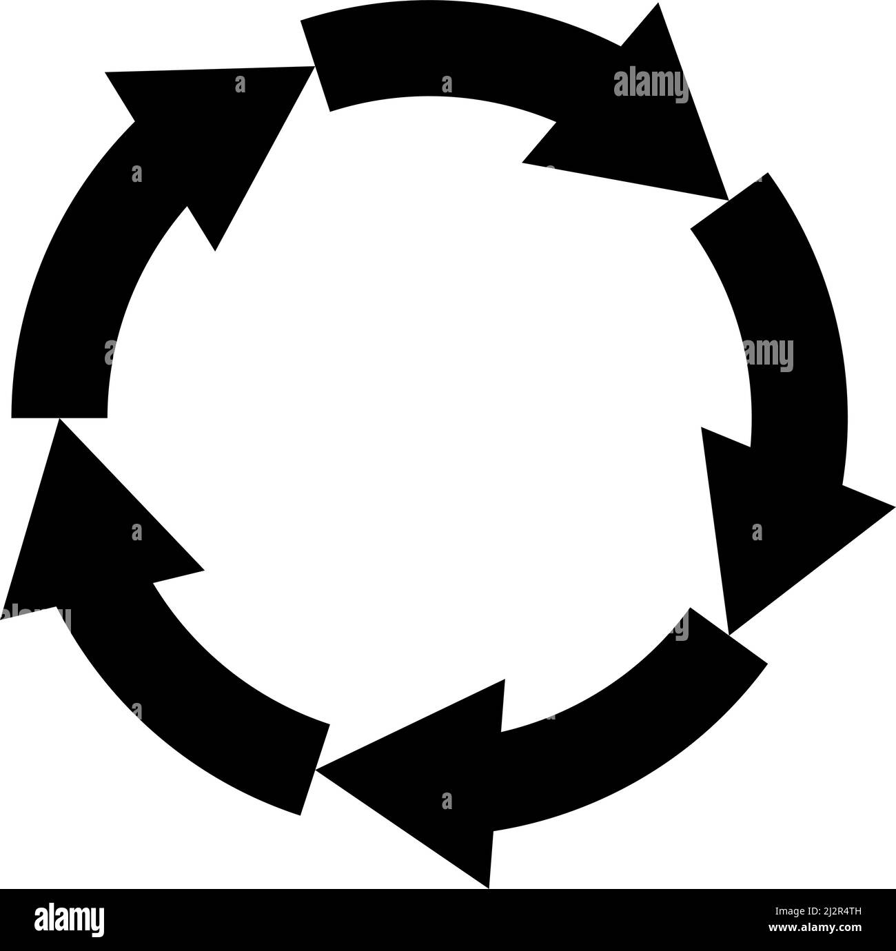 Circular, circle arrows as repetion, recycle, cycle icon, symbol. Stock ...