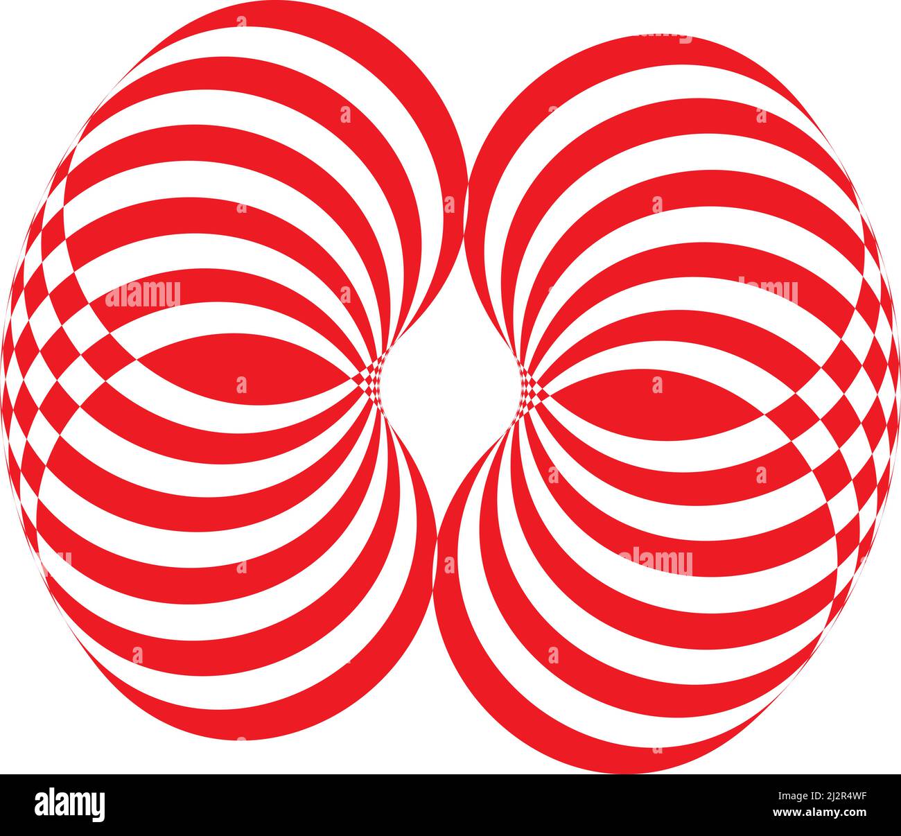 Abstract circle, circular geometric graphic, icon and symbol. Radial ...