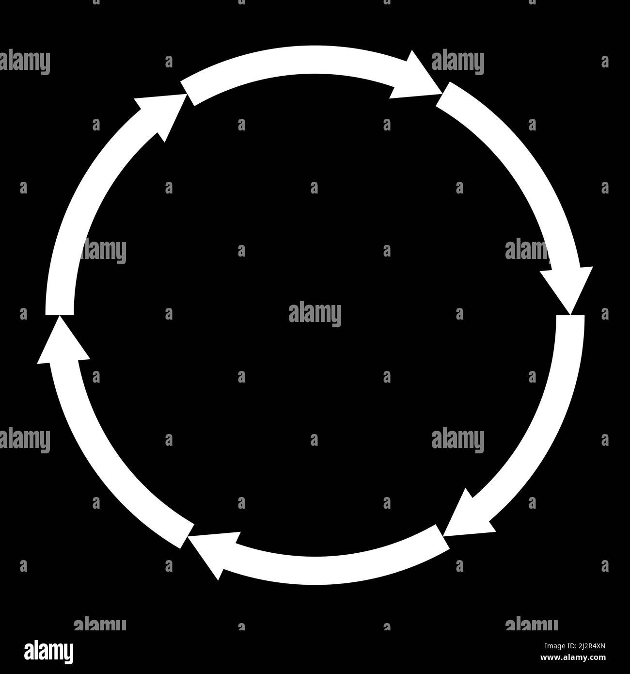 Circular, circle arrows as repetion, recycle, cycle icon, symbol. Stock ...