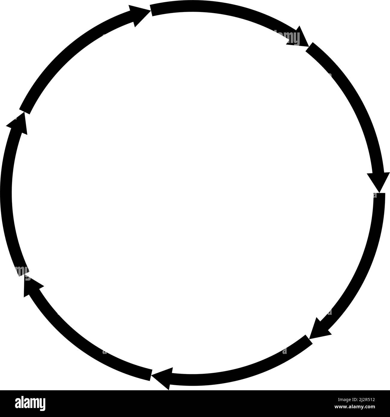 Circular, circle arrows as repetion, recycle, cycle icon, symbol. Stock ...