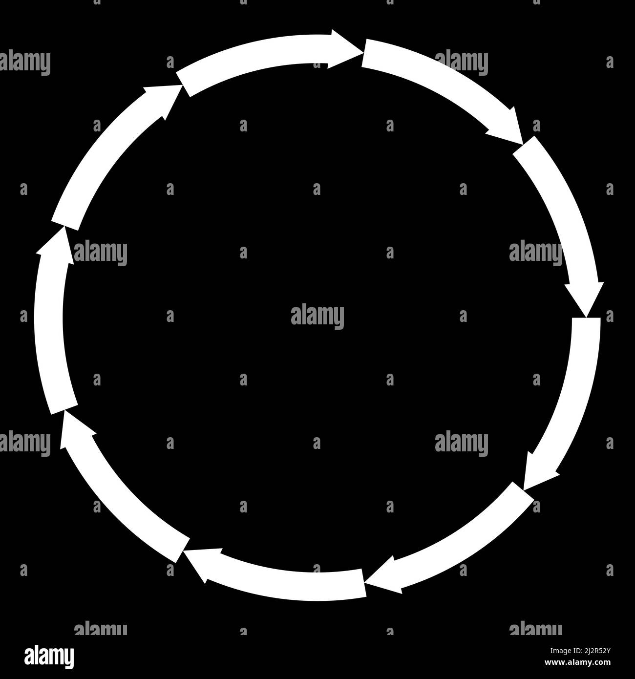 Circular, circle arrows as repetion, recycle, cycle icon, symbol. Stock ...