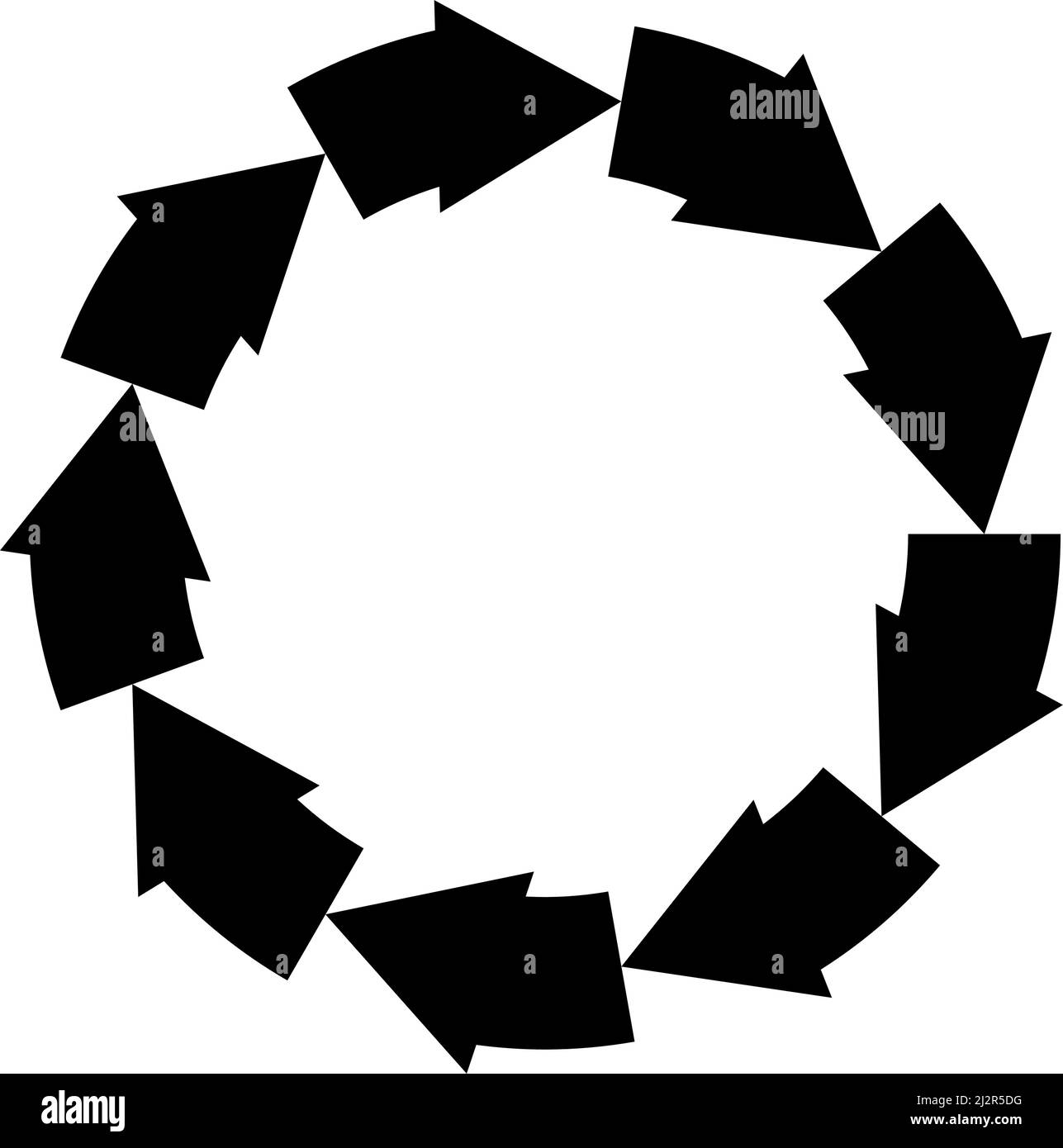 Circular, circle arrows as repetion, recycle, cycle icon, symbol. Stock ...