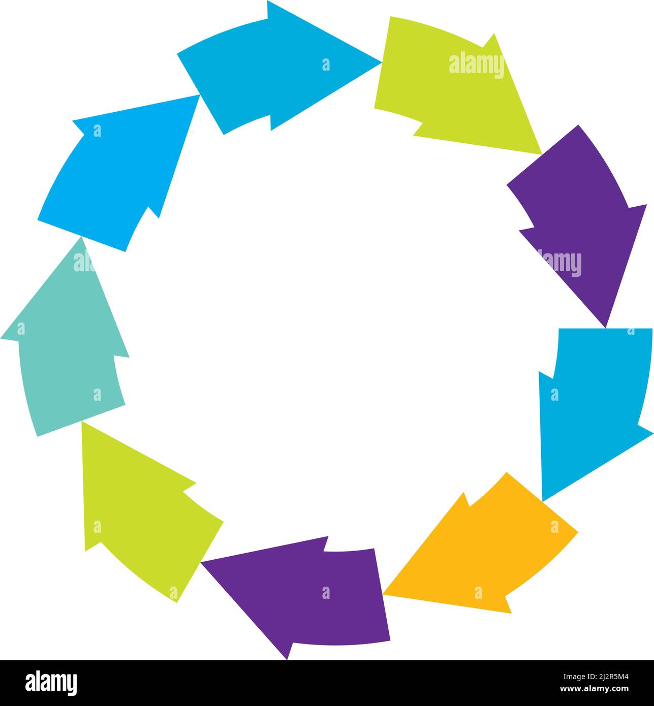 Circular, circle arrows as repetion, recycle, cycle icon, symbol. Stock ...