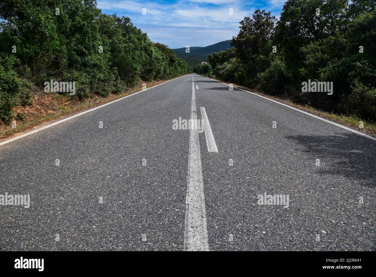 road to the far mountain Stock Photo - Alamy