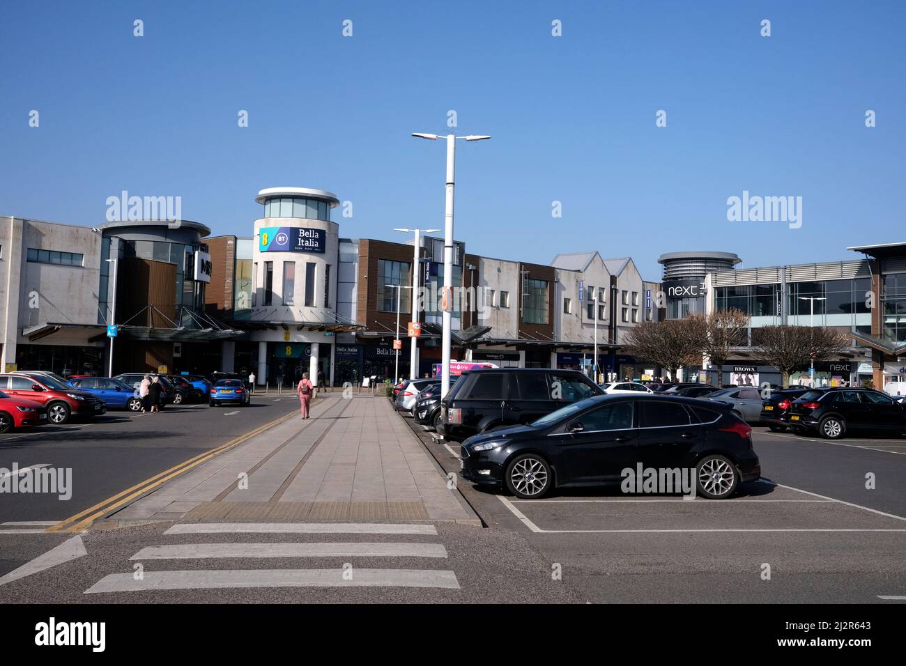 westwood cross shopping centre complex,east kent,uk march 2022 Stock Photo - Alamy