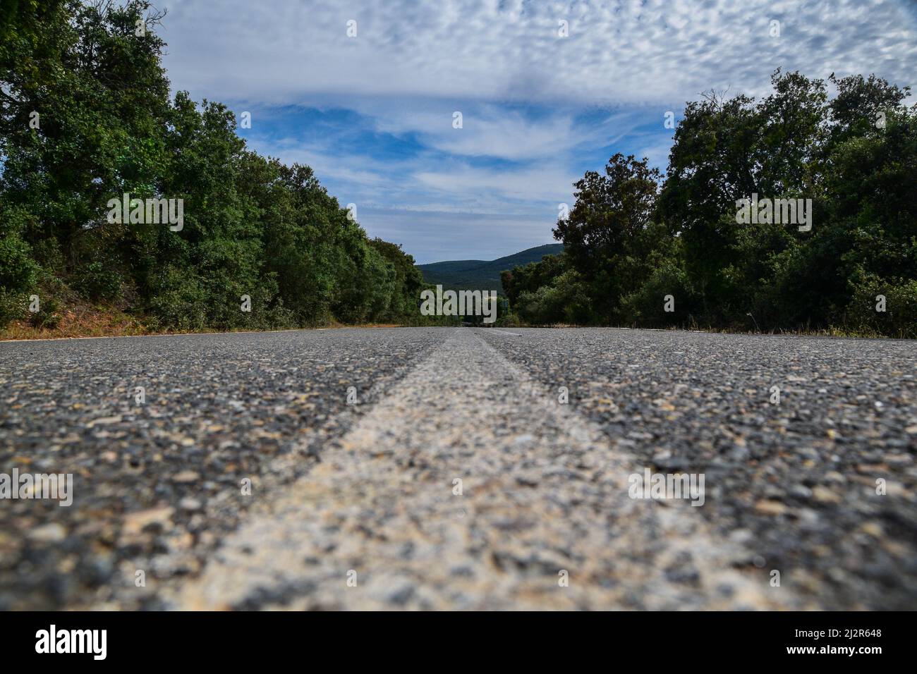 road to the far mountain Stock Photo - Alamy