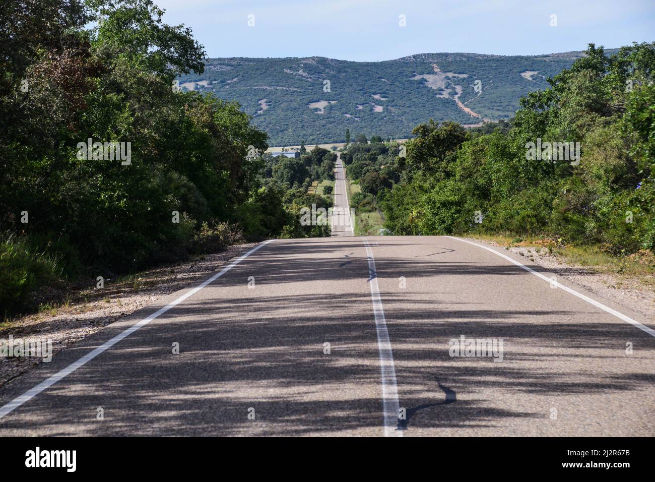 road to the far mountain Stock Photo - Alamy