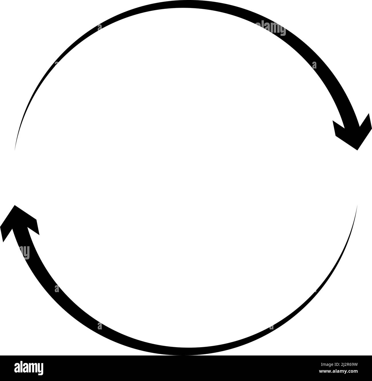 Circular, circle arrow element as recycling, update, refresh and reload ...