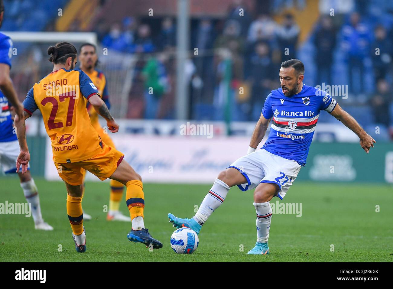 Fabio quagliarella de uc sampdoria hi-res stock photography and images ...