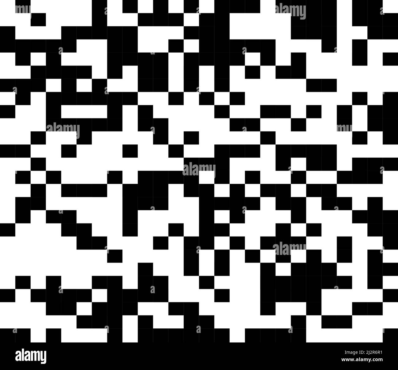 Random squares, rectangles black and white, monochrome geometric ...