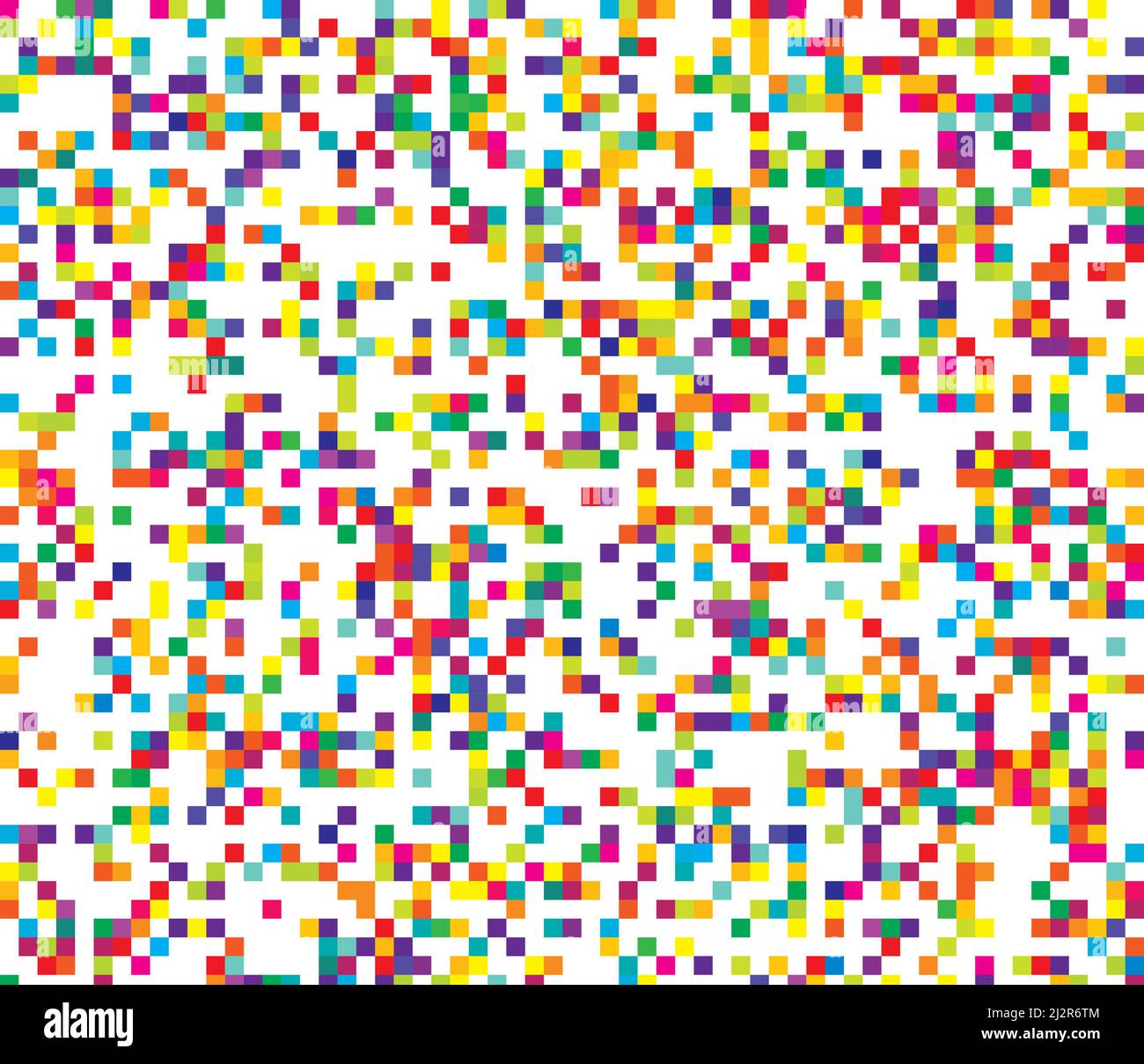 Random squares, rectangles black and white, monochrome geometric ...