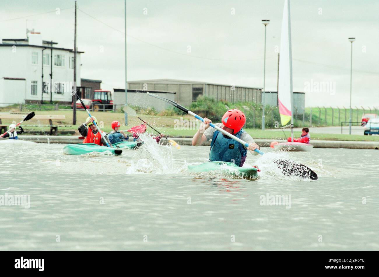 Coatham Boating Lake, Redcar, North Yorkshire, England, 21st July 1993 ...