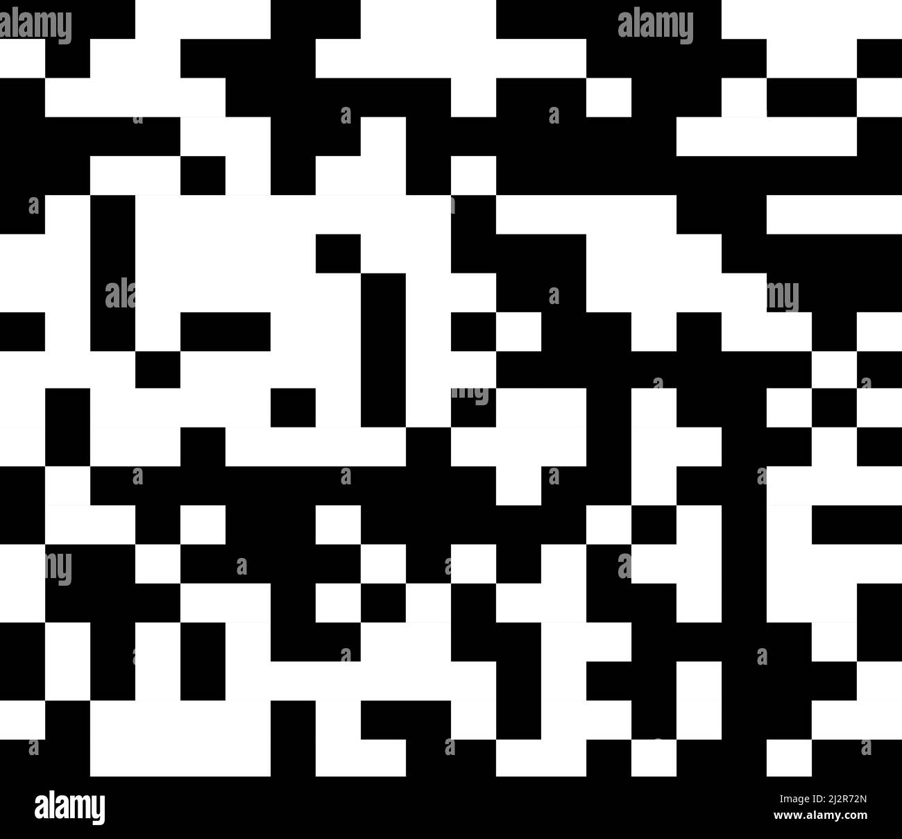 Random squares, rectangles black and white, monochrome geometric ...