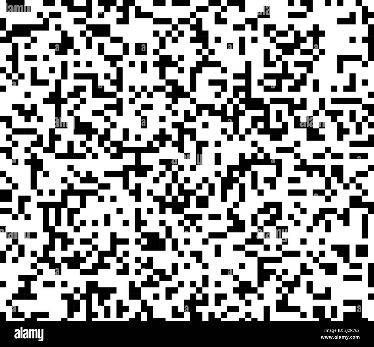 Random squares, rectangles black and white, monochrome geometric ...