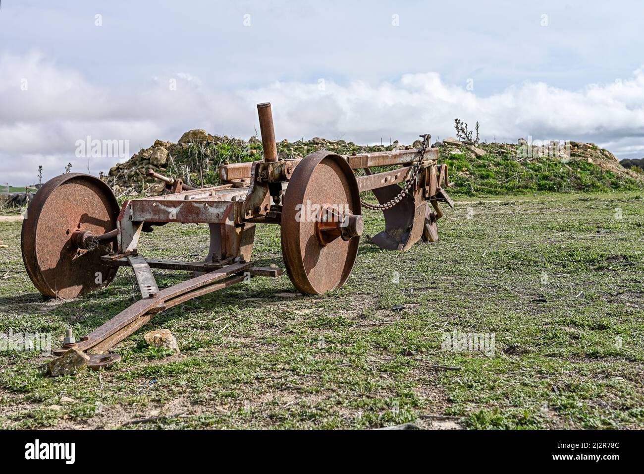 Rusty plow wheel hi-res stock photography and images - Alamy