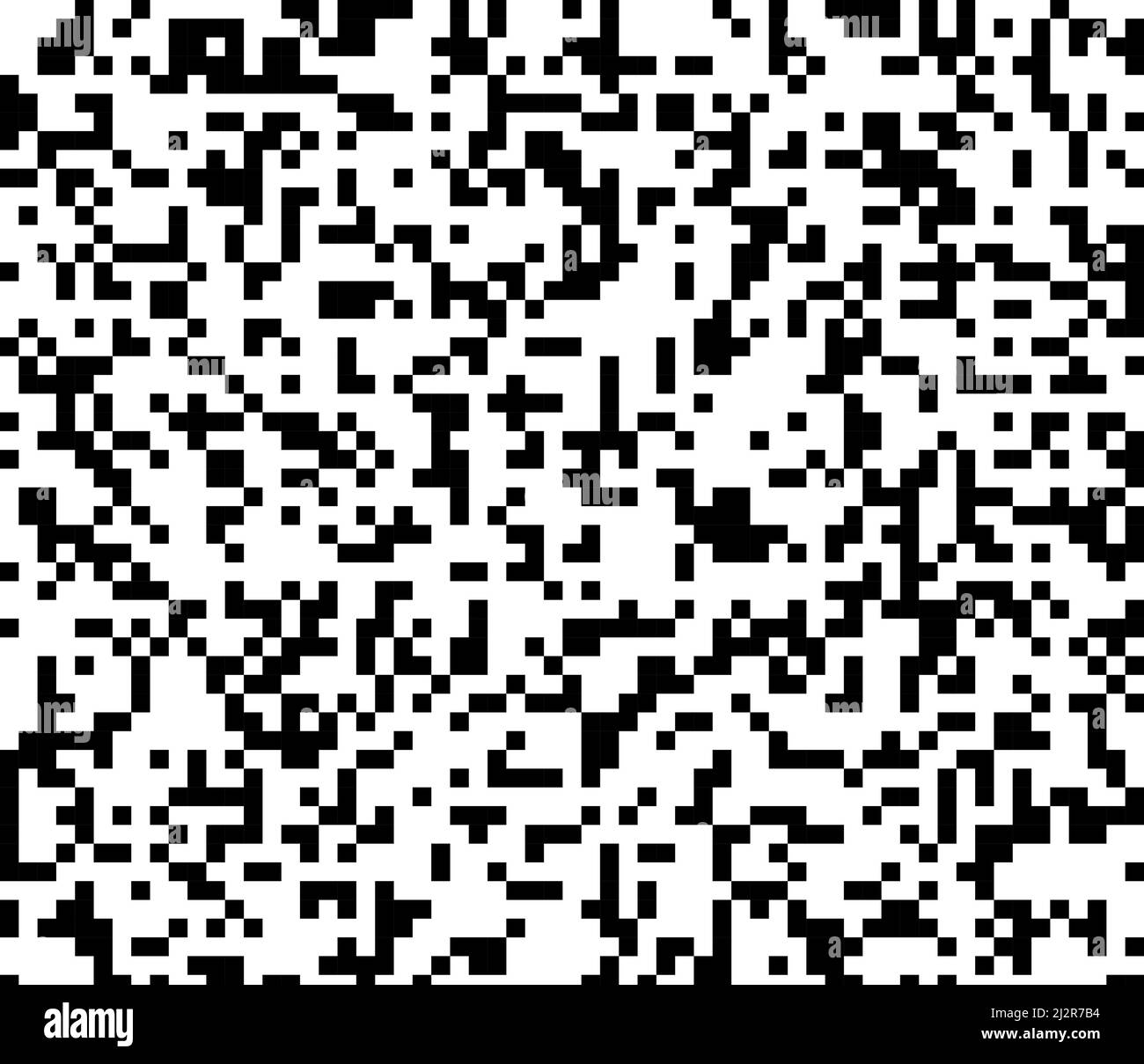 Random squares, rectangles black and white, monochrome geometric ...