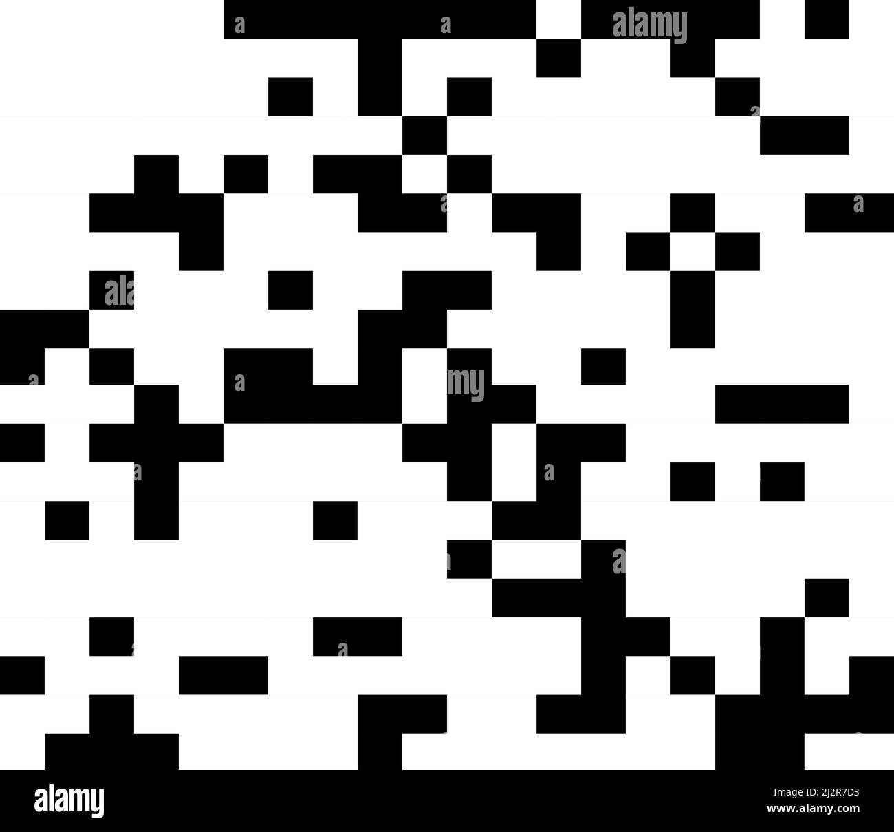 Random squares, rectangles black and white, monochrome geometric ...