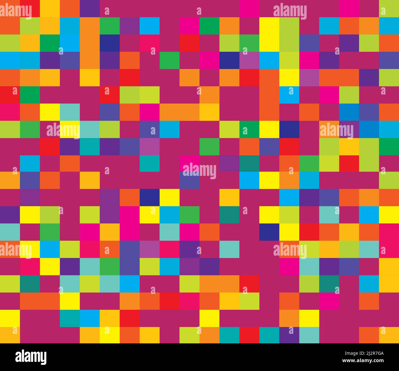 Random squares, rectangles black and white, monochrome geometric ...