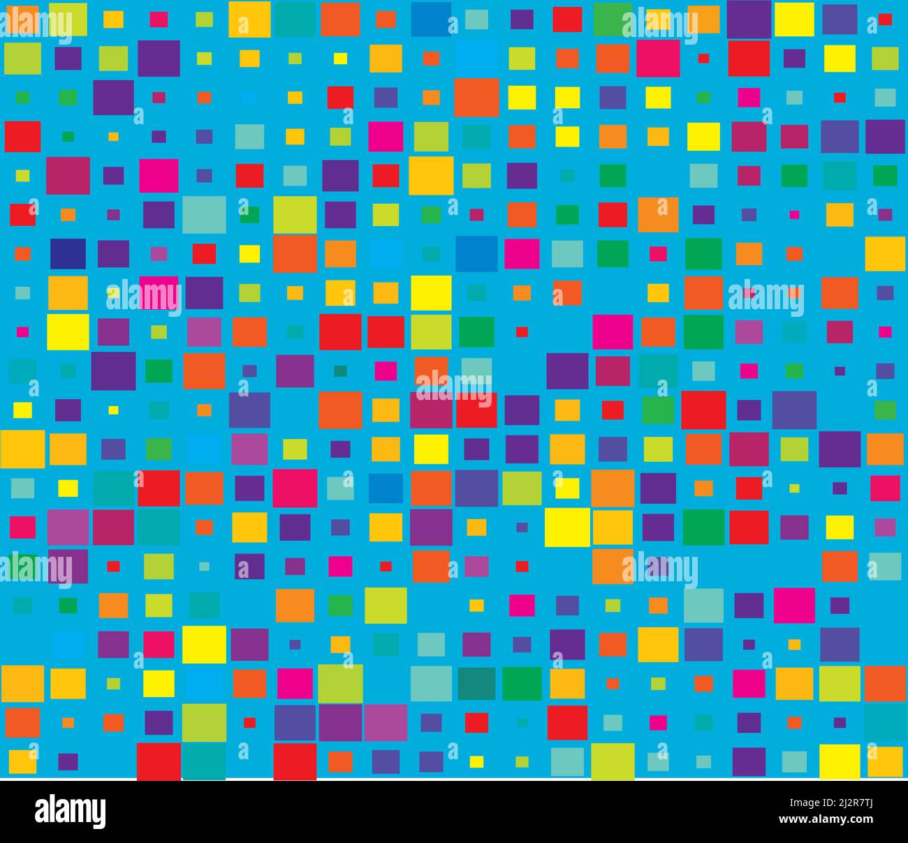 Random squares, rectangles black and white, monochrome geometric ...