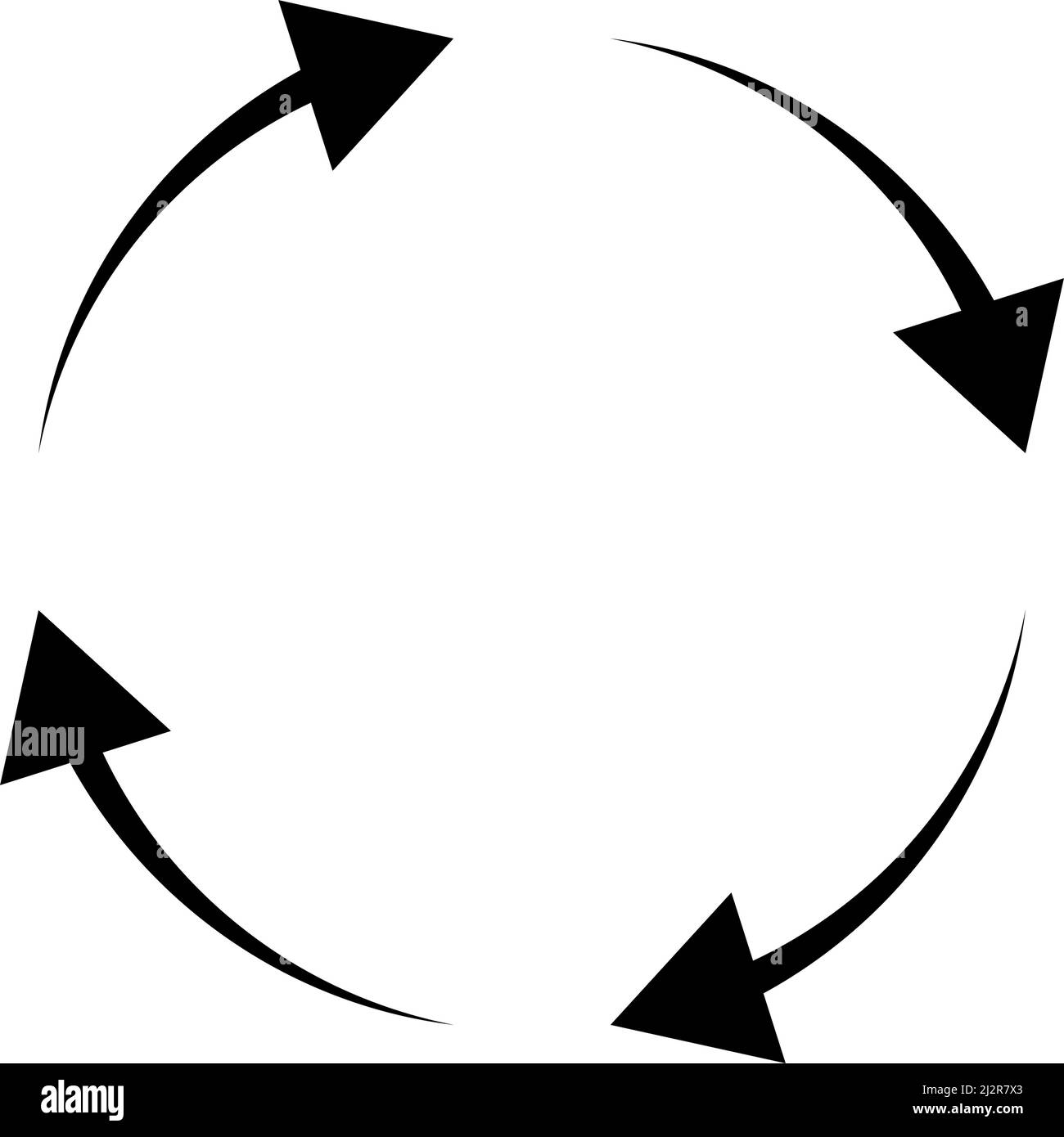 Circular, circle arrow element as recycling, update, refresh and reload ...