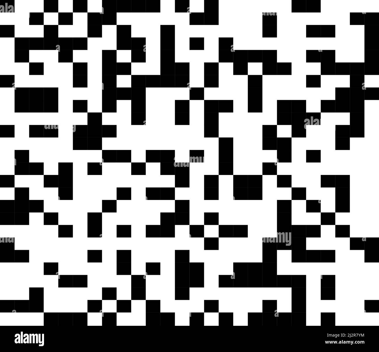 Random squares, rectangles black and white, monochrome geometric ...