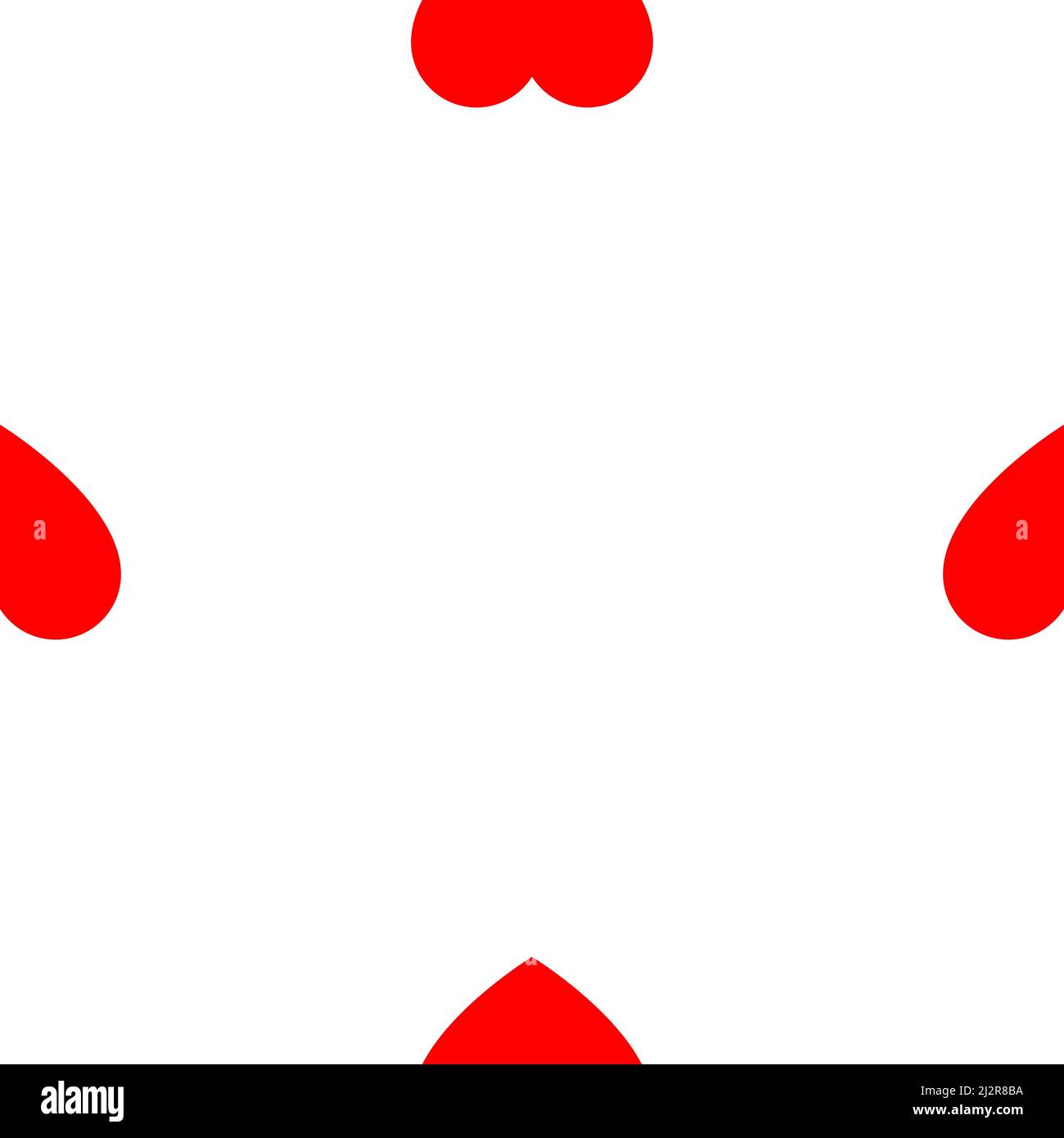 Seamless, repeatable heart shape, icon pattern, texture. Heart wrapper ...