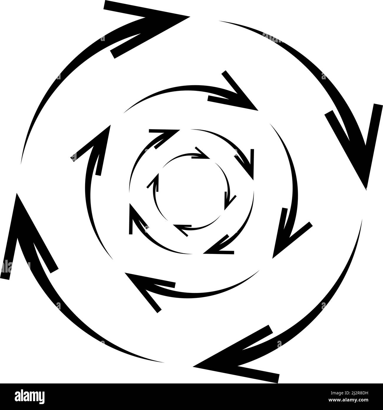 Circular, circle arrow element as recycling, update, refresh and reload ...
