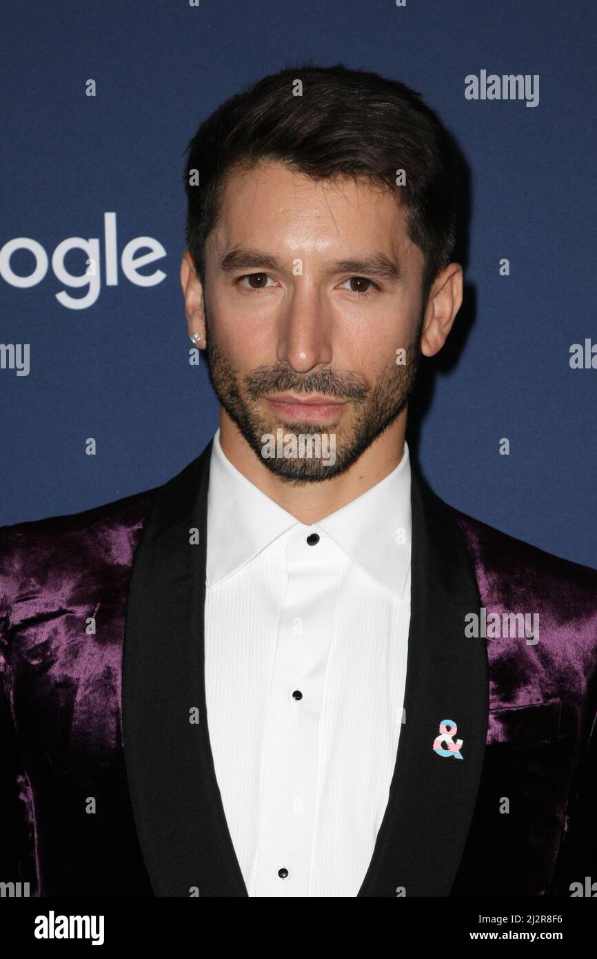Ian Paget attends the 33rd Annual GLAAD Media Awards on April 02, 2022 ...
