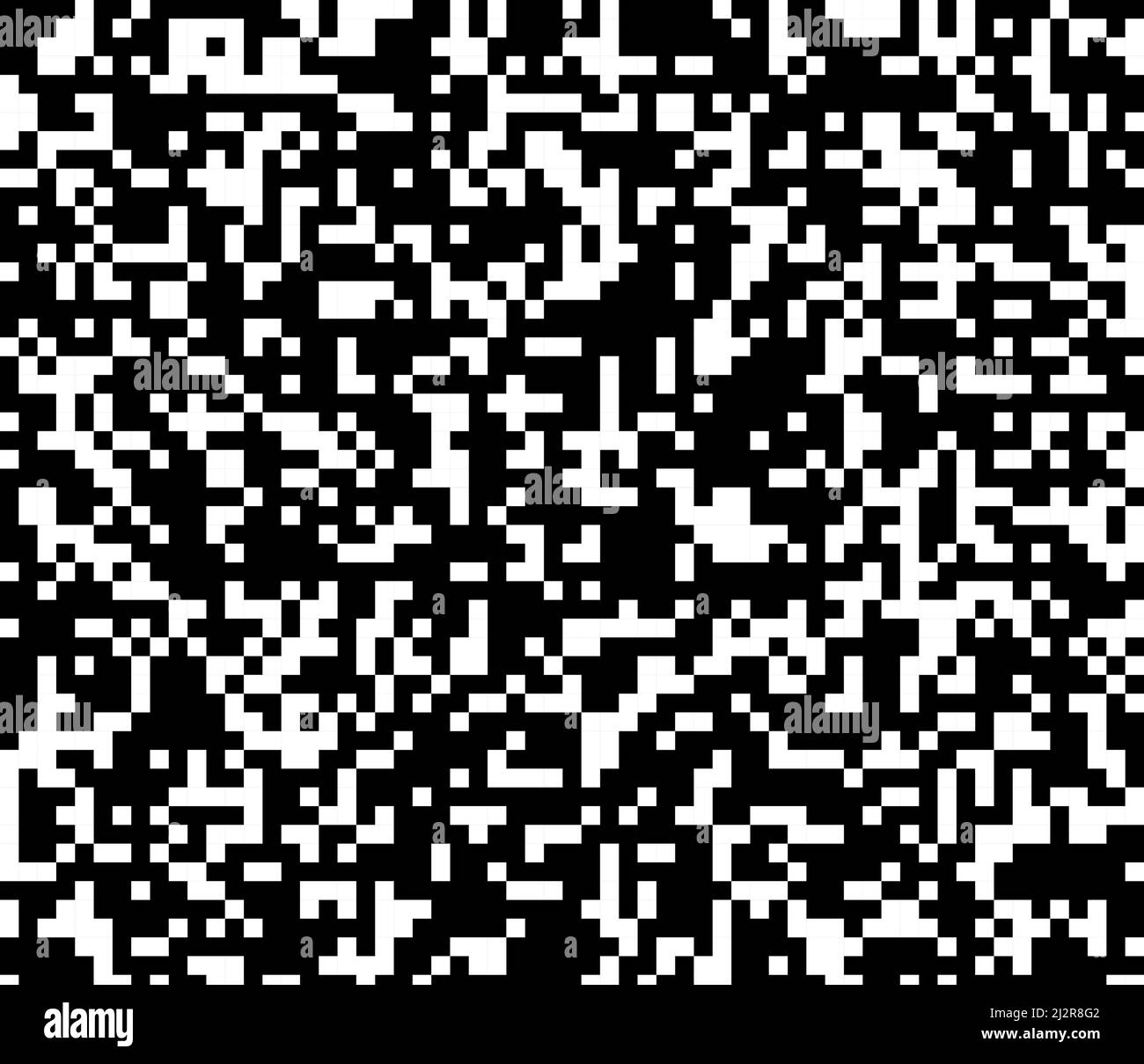 Random squares, rectangles black and white, monochrome geometric ...