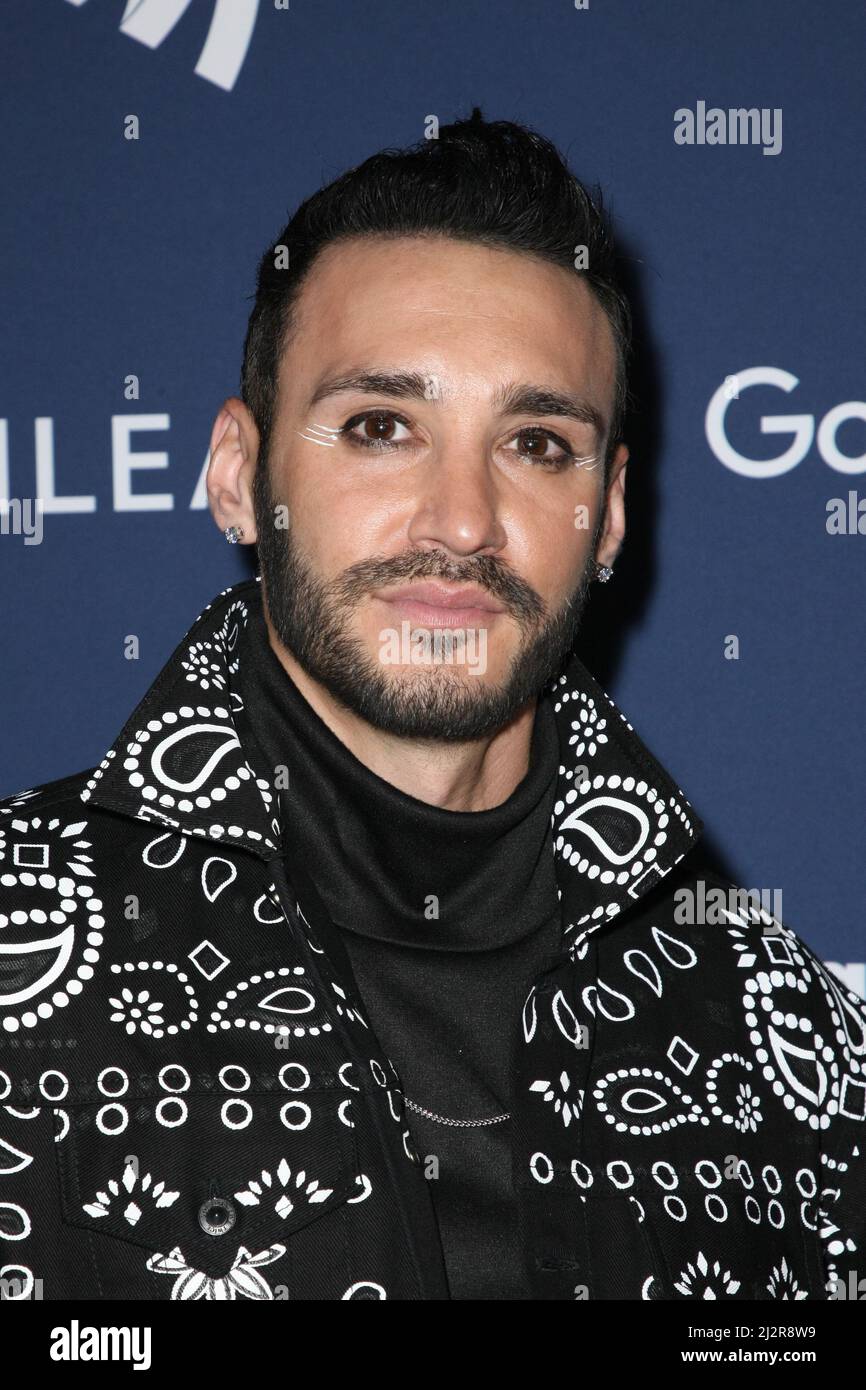 Christopher Rodriguez attends the 33rd Annual GLAAD Media Awards on ...