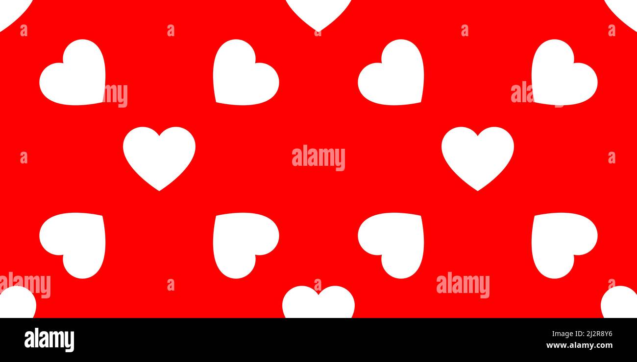 Seamless, repeatable heart shape, icon pattern, texture. Heart wrapper ...