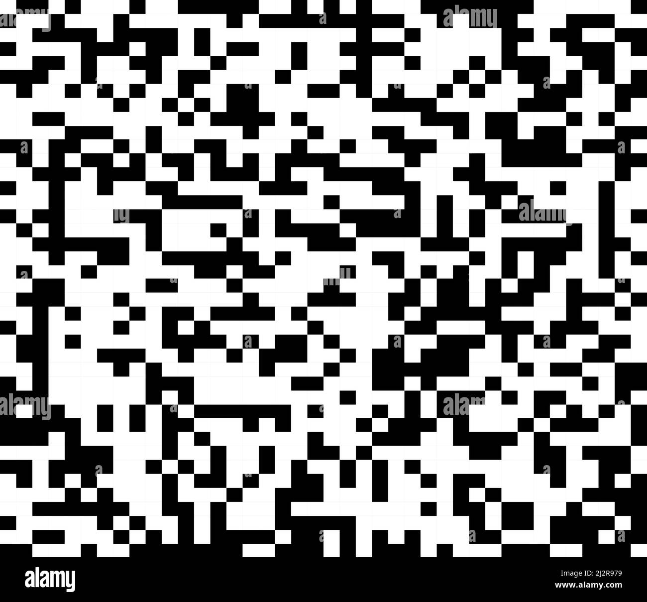 Random squares, rectangles black and white, monochrome geometric ...