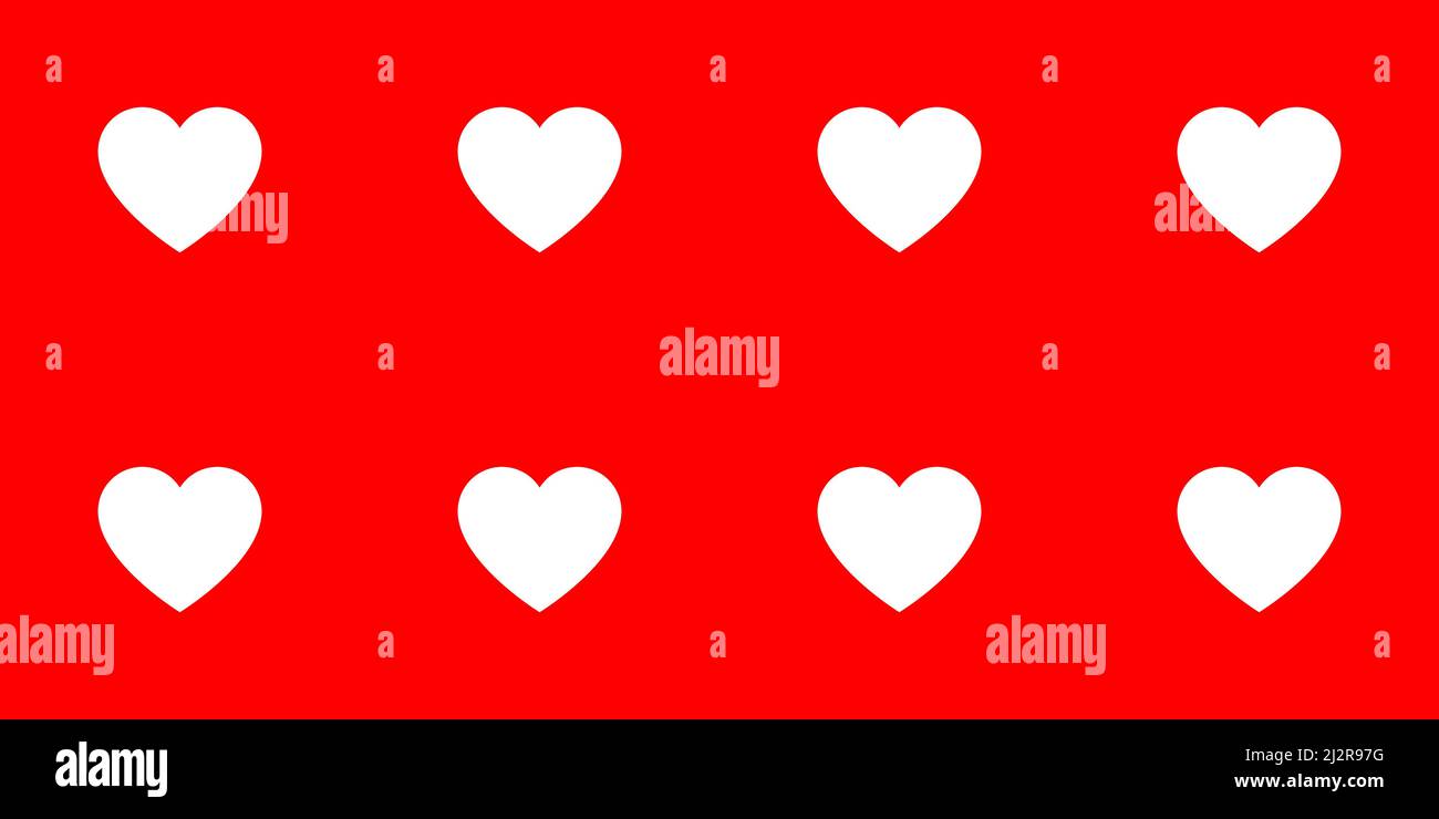 Seamless, repeatable heart shape, icon pattern, texture. Heart wrapper ...