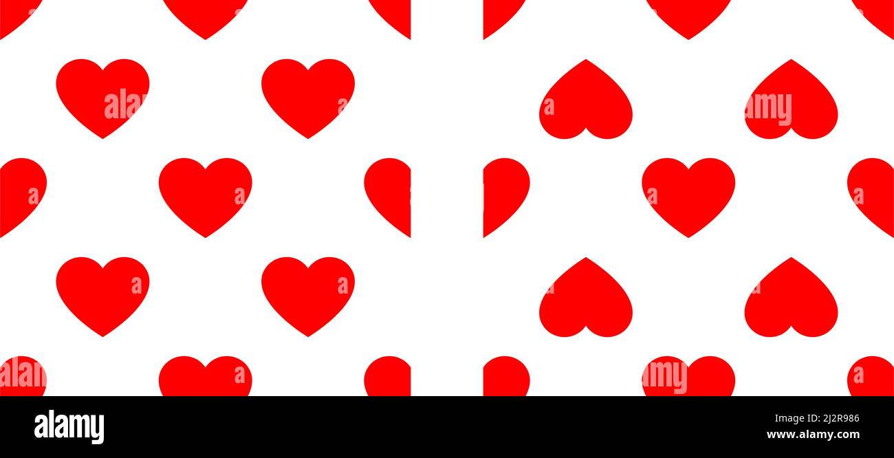 Seamless, repeatable heart shape, icon pattern, texture. Heart wrapper ...