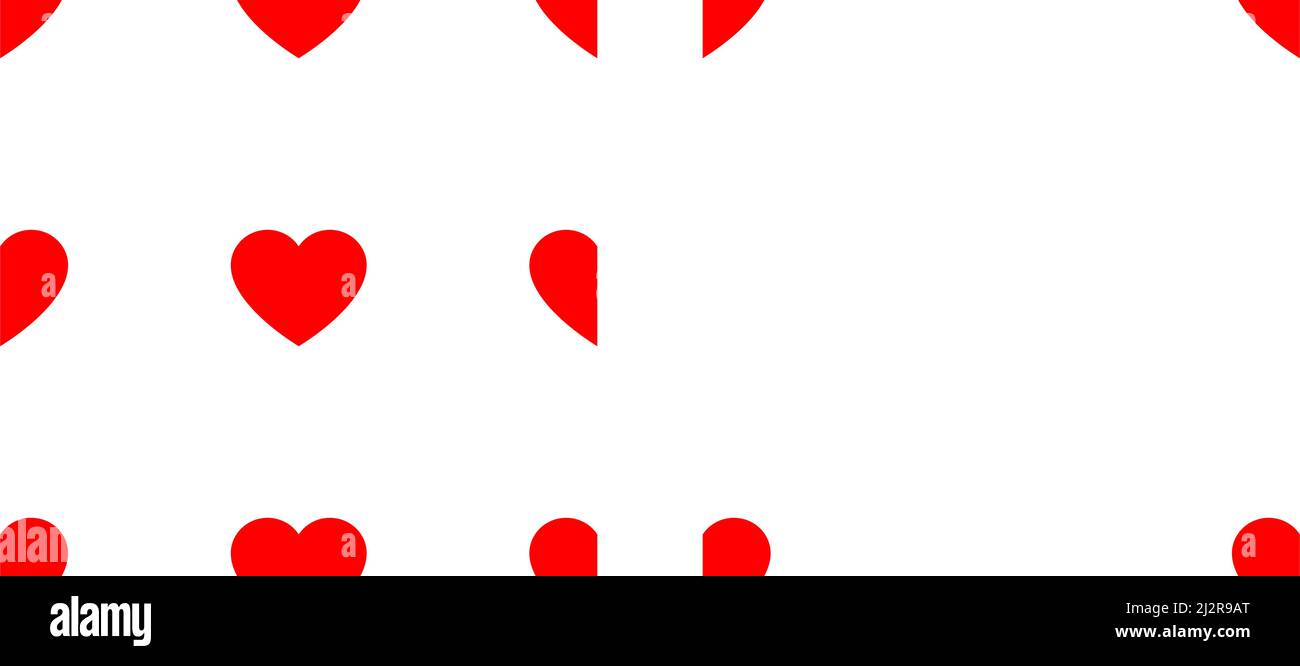 Seamless, repeatable heart shape, icon pattern, texture. Heart wrapper ...
