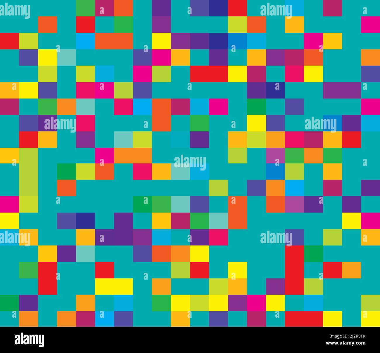 Random squares, rectangles black and white, monochrome geometric ...