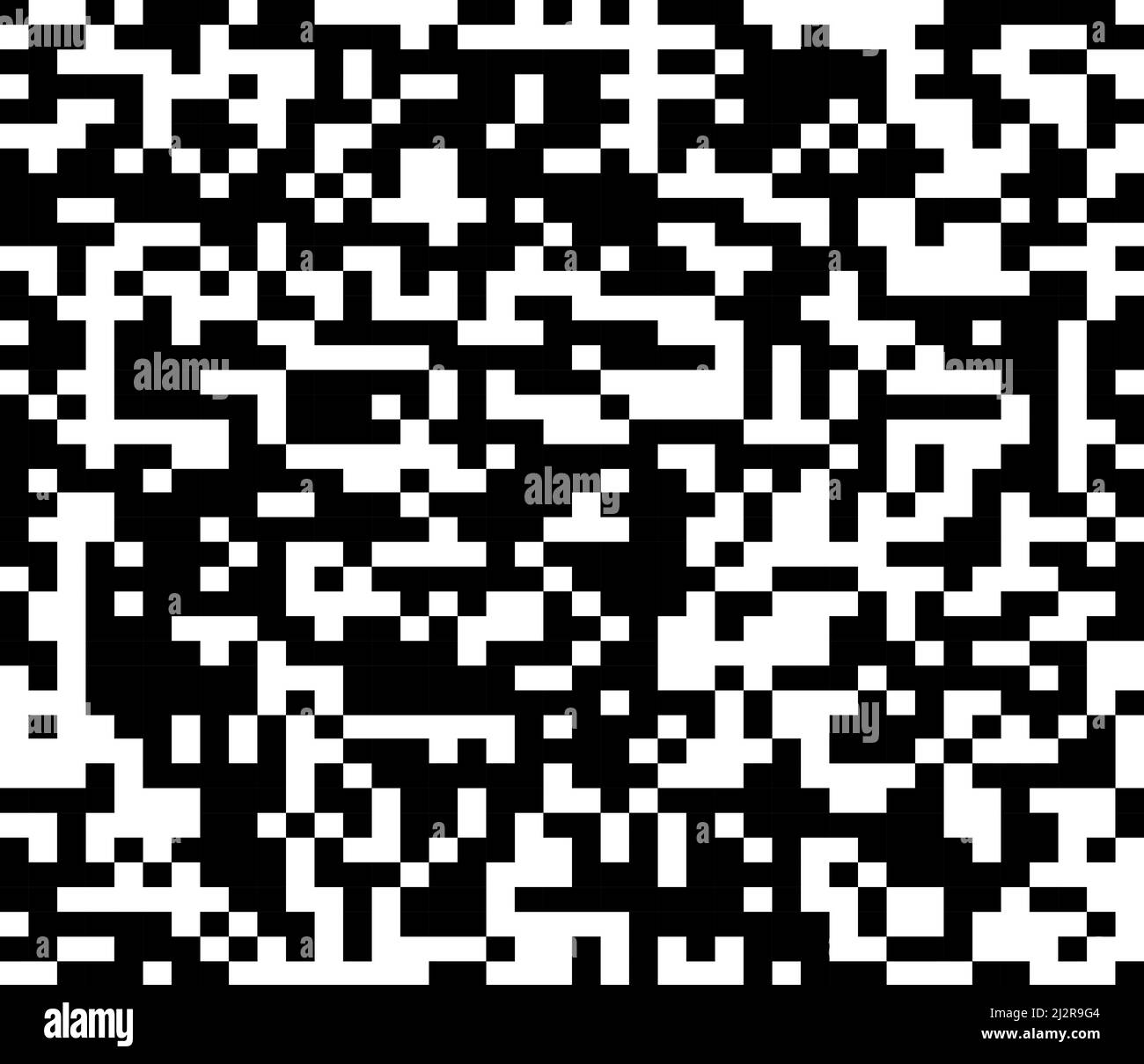 Random squares, rectangles black and white, monochrome geometric ...