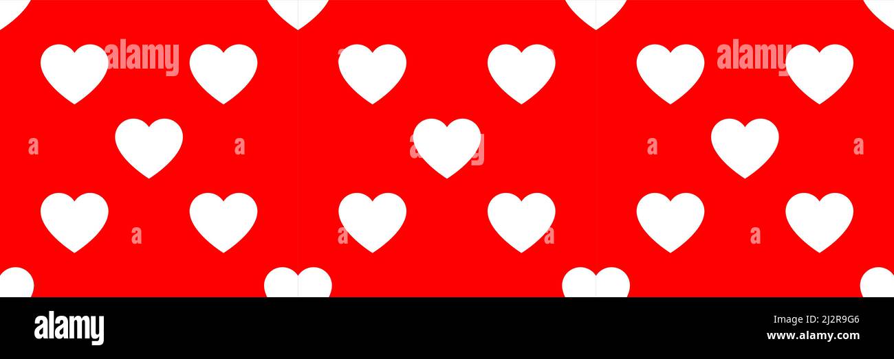 Seamless, repeatable heart shape, icon pattern, texture. Heart wrapper ...