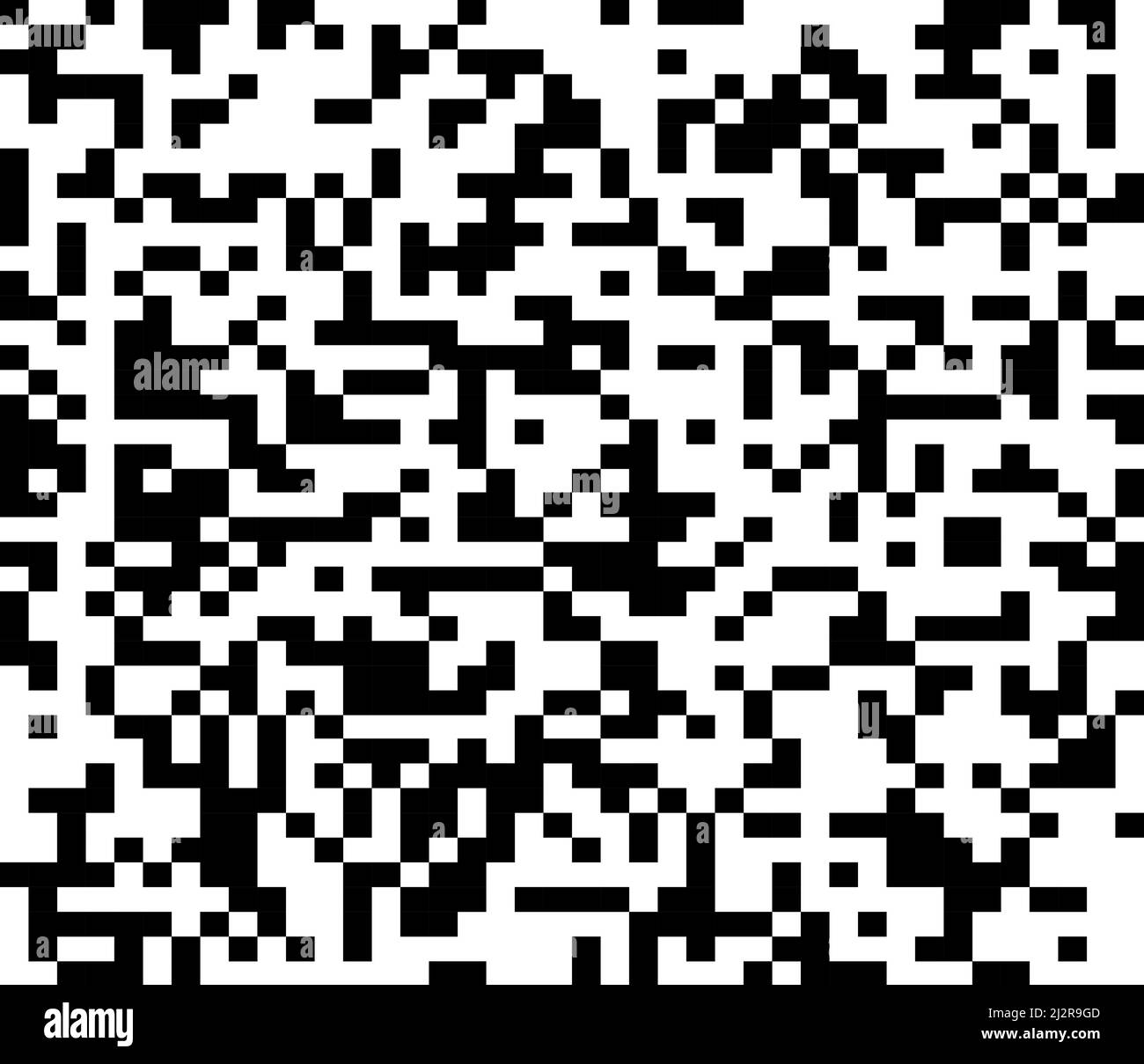 Random squares, rectangles black and white, monochrome geometric ...