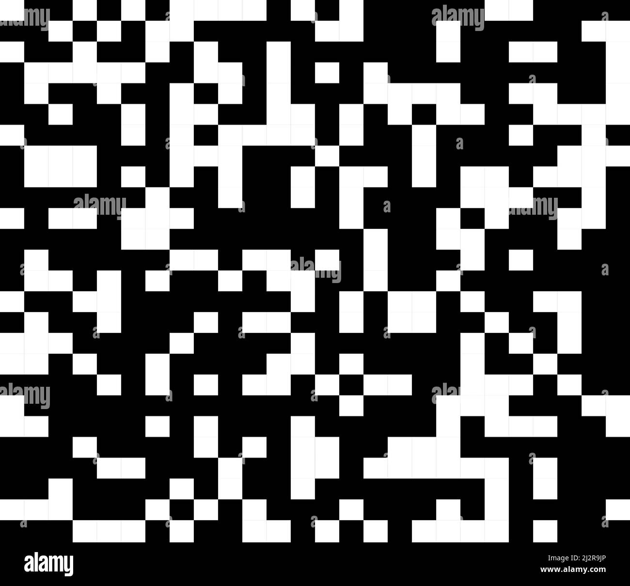 Random squares, rectangles black and white, monochrome geometric ...