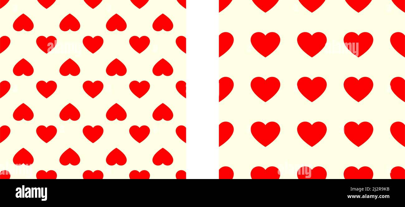 Seamless, repeatable heart shape, icon pattern, texture. Heart wrapper ...
