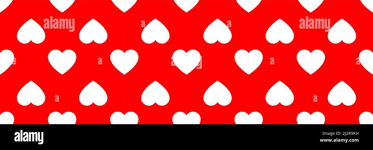 Seamless, repeatable heart shape, icon pattern, texture. Heart wrapper ...