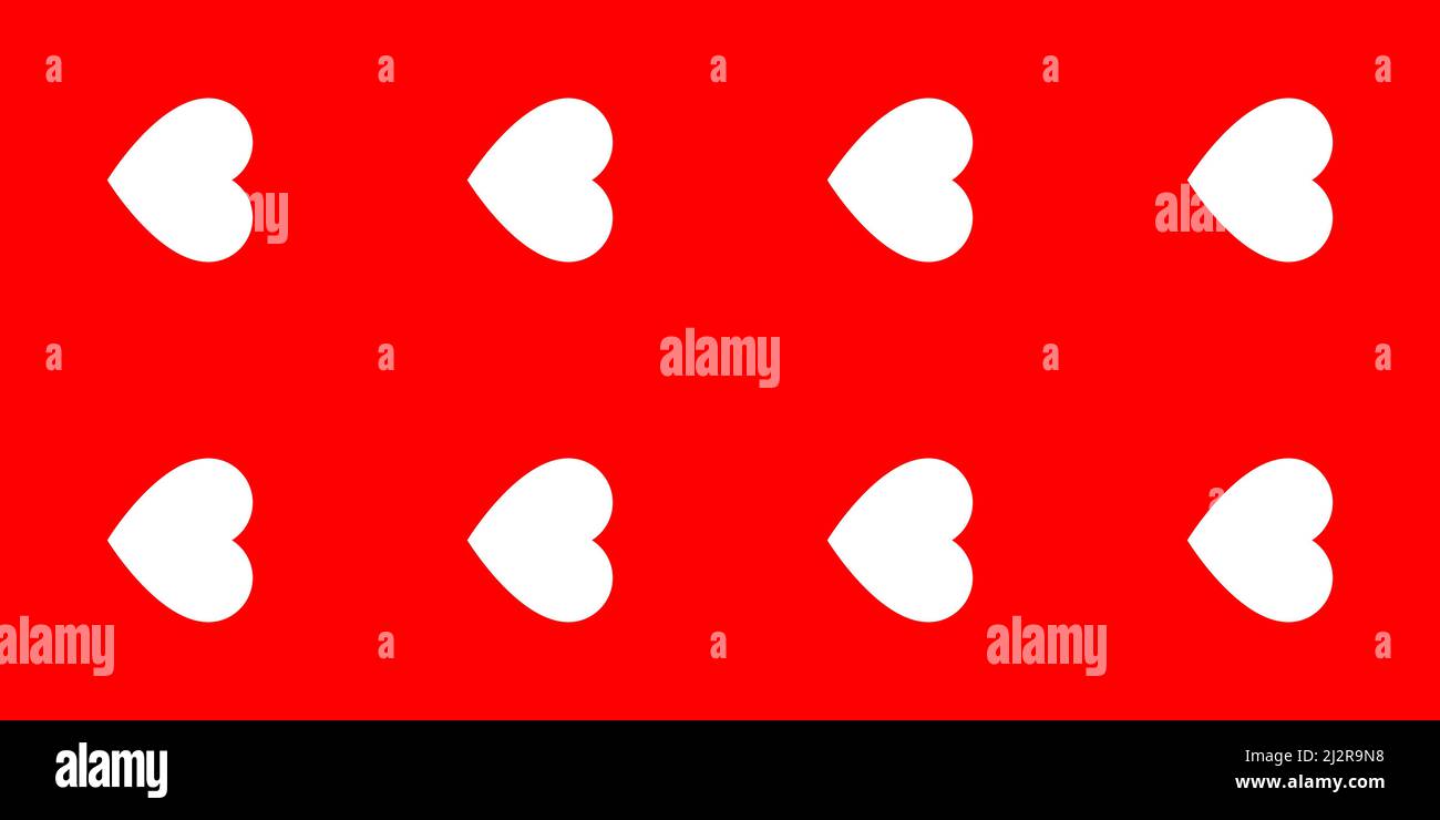 Seamless, repeatable heart shape, icon pattern, texture. Heart wrapper ...