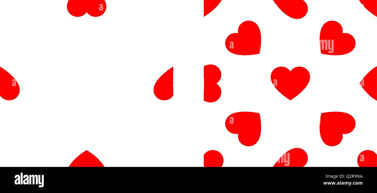 Seamless, repeatable heart shape, icon pattern, texture. Heart wrapper ...