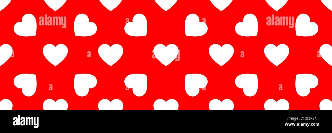 Seamless, repeatable heart shape, icon pattern, texture. Heart wrapper ...