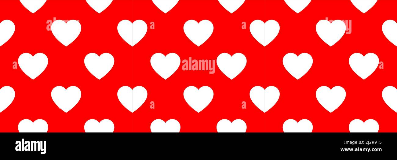 Seamless, repeatable heart shape, icon pattern, texture. Heart wrapper ...