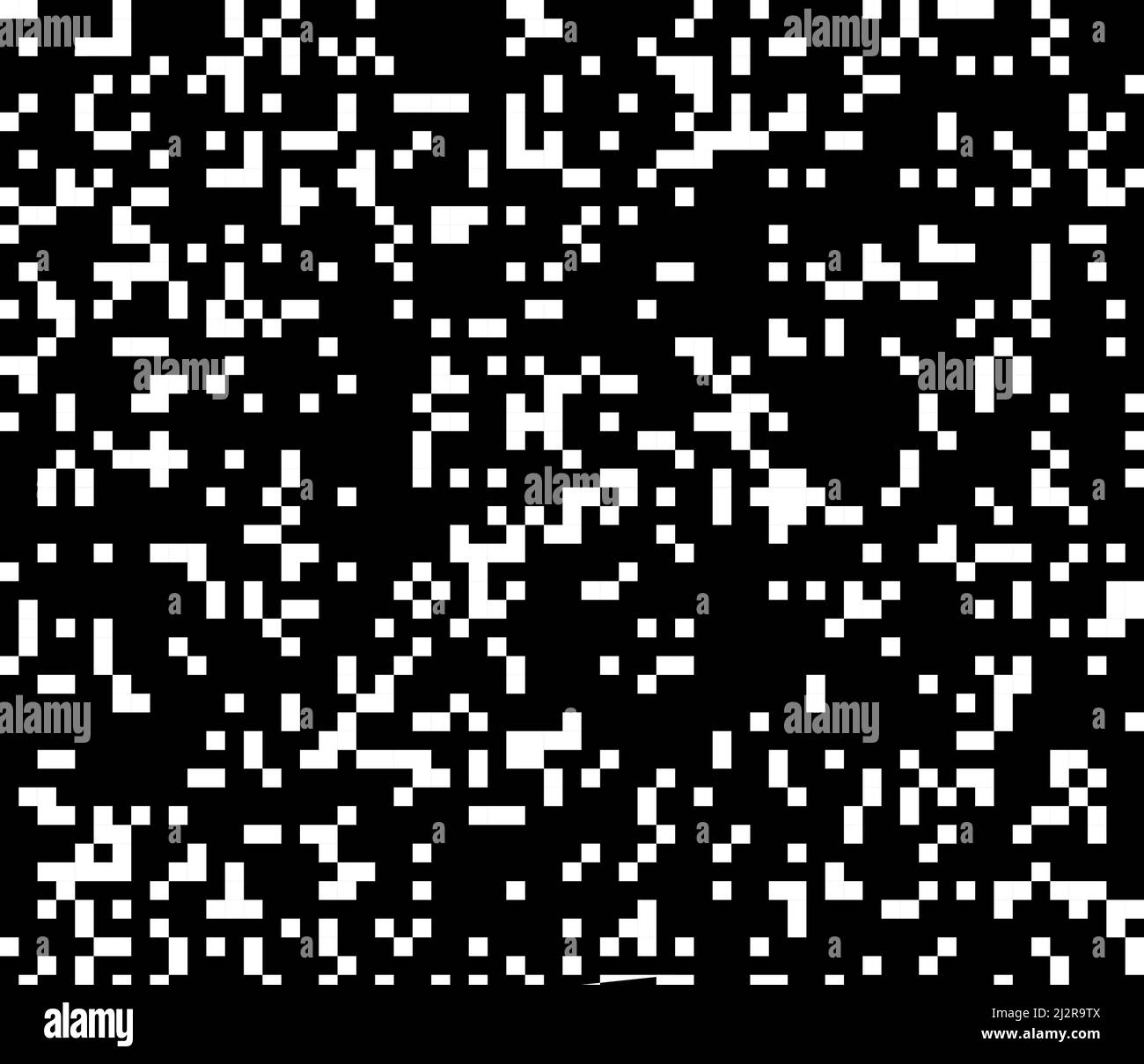 Random squares, rectangles black and white, monochrome geometric ...