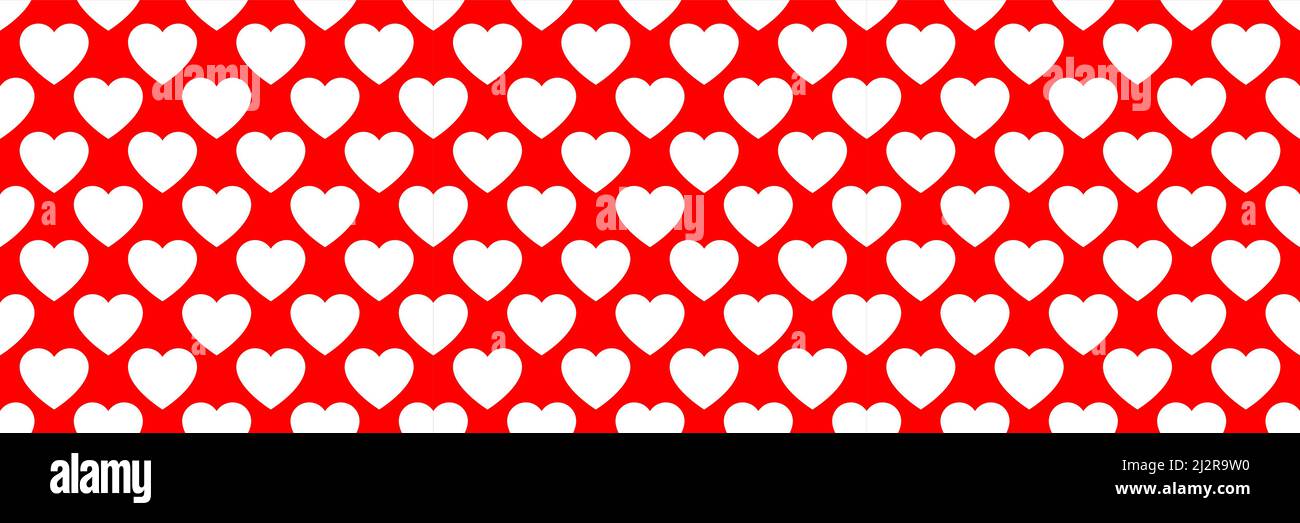 Seamless, repeatable heart shape, icon pattern, texture. Heart wrapper ...