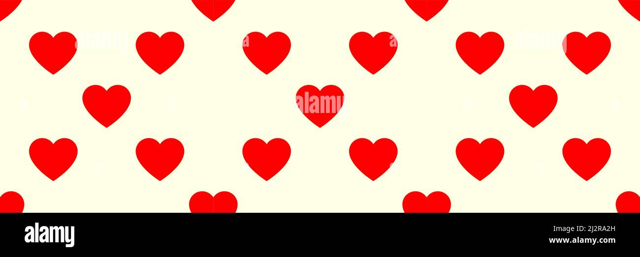 Seamless, repeatable heart shape, icon pattern, texture. Heart wrapper ...